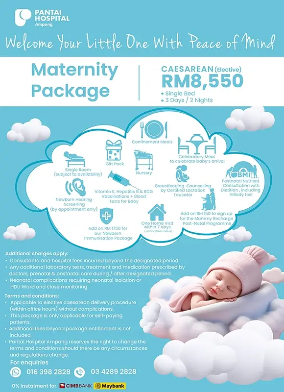Maternity Package – Caesarean at RM8,550! | Pantai Hospital Ampang