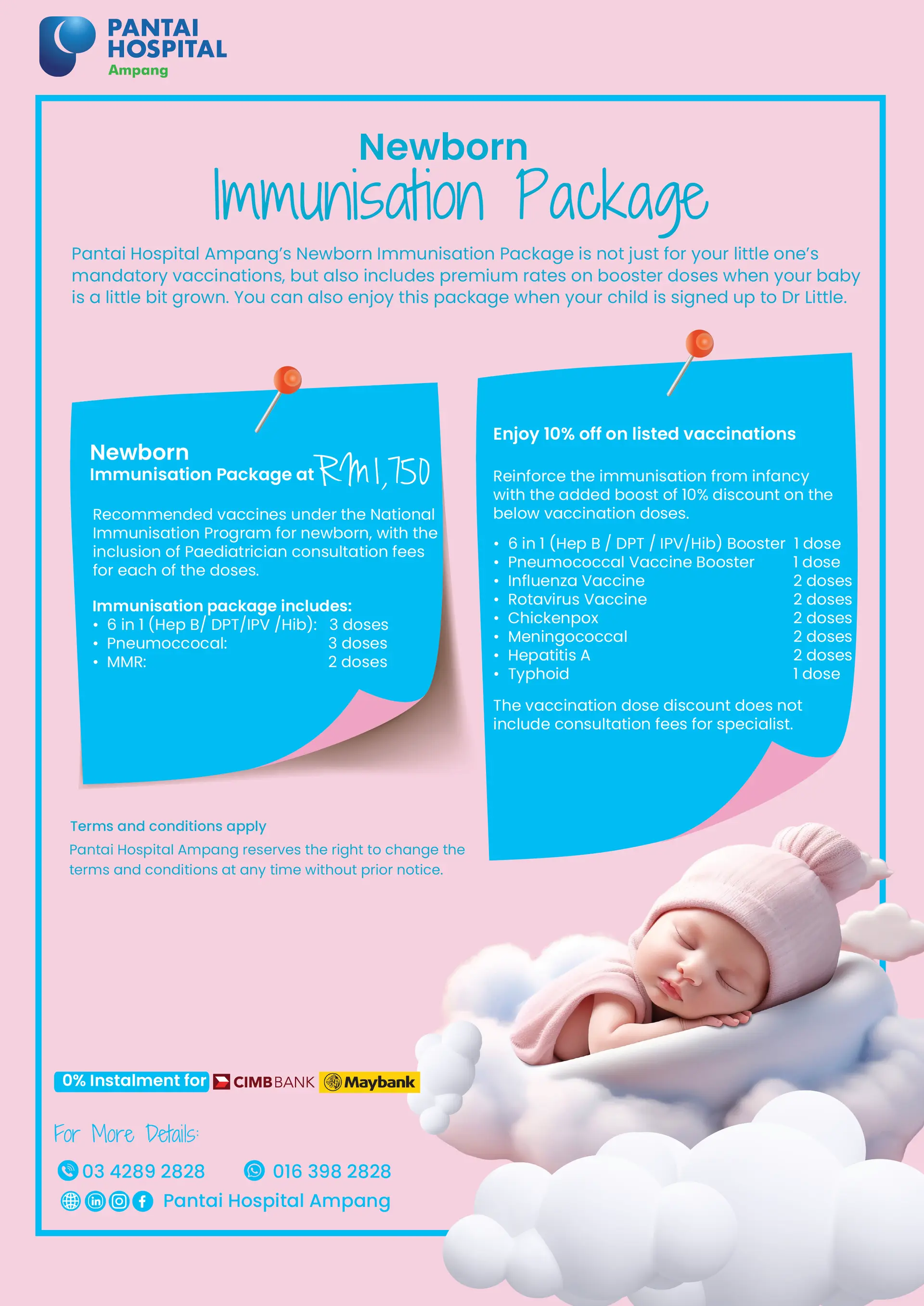 Newborn Immunisation Package | Pantai Hospital Ampang