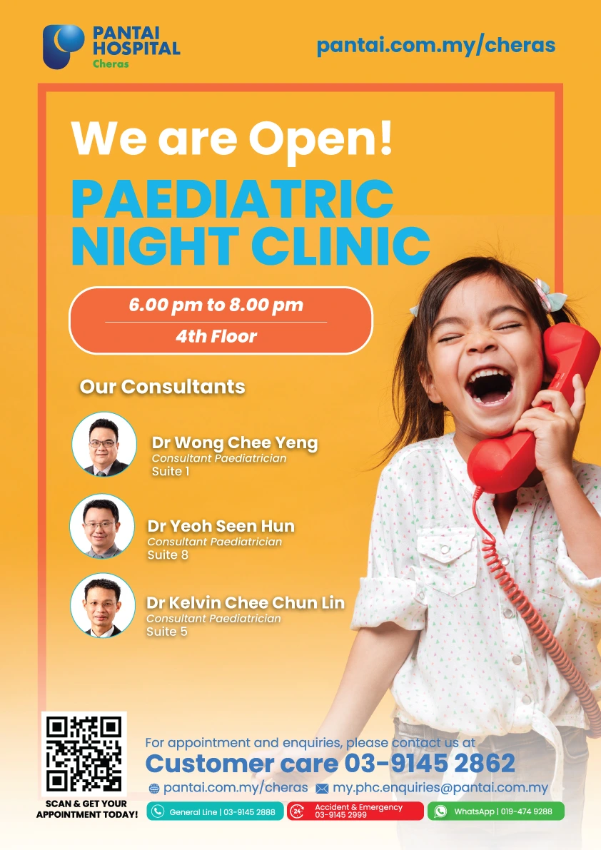 After-hour Paediatric Clinic | Pantai Hospital Cheras