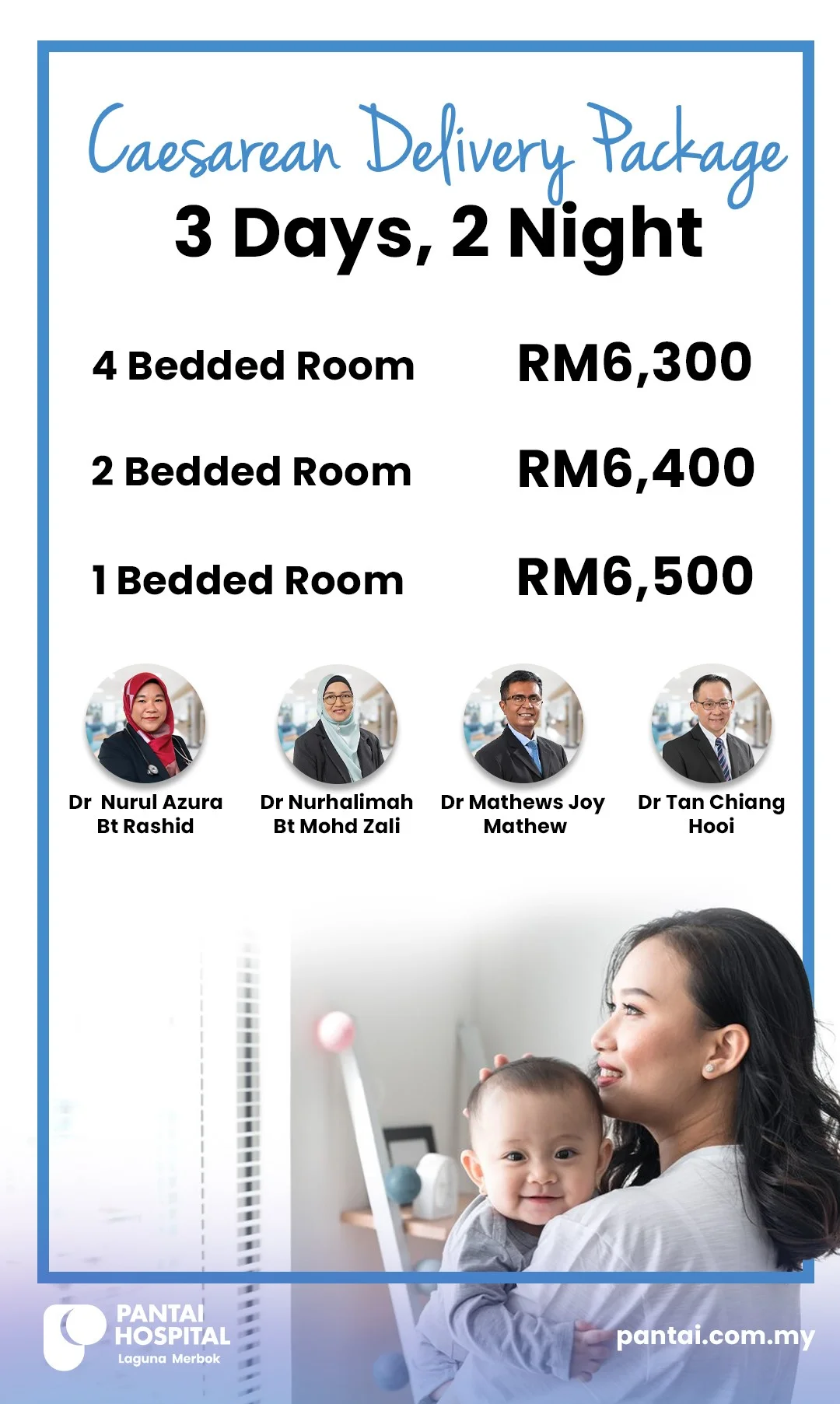 Caesarean Delivery Package | Pantai Hospital Laguna Merbok
