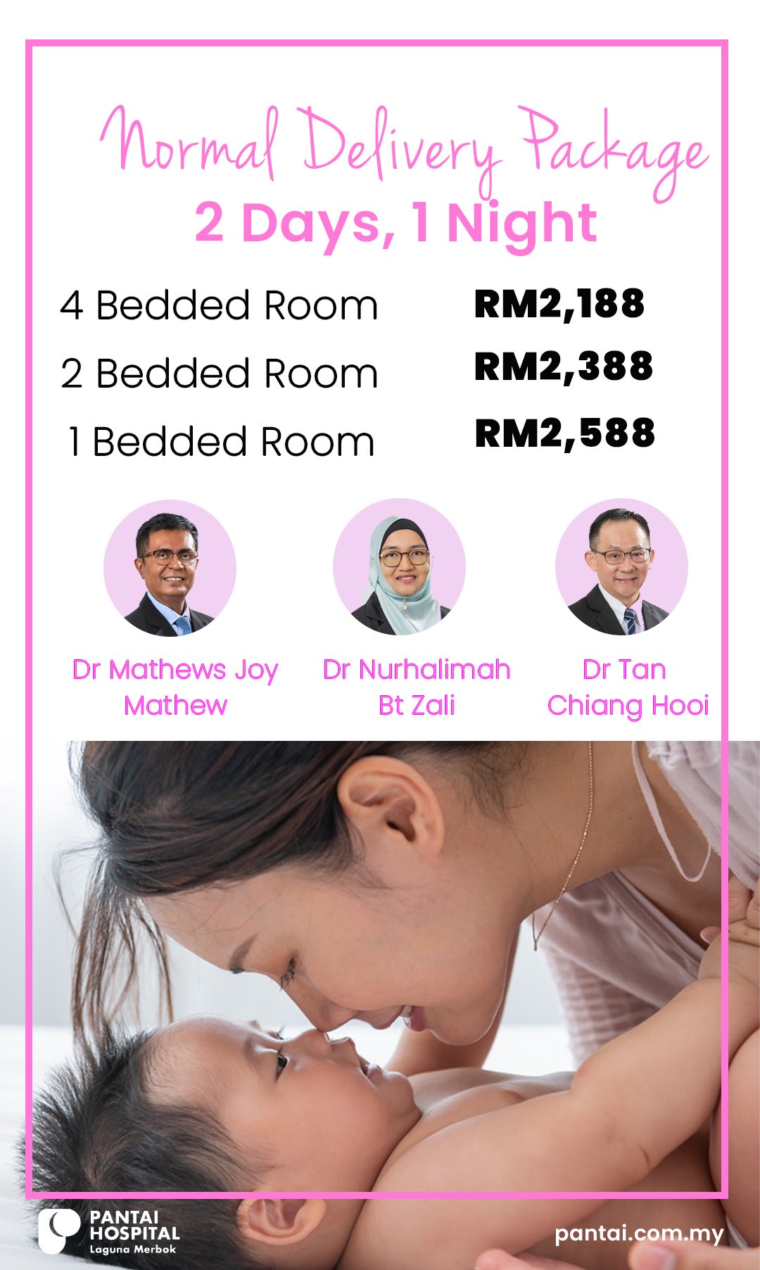 Normal Delivery Package | Pantai Hospital Laguna Merbok