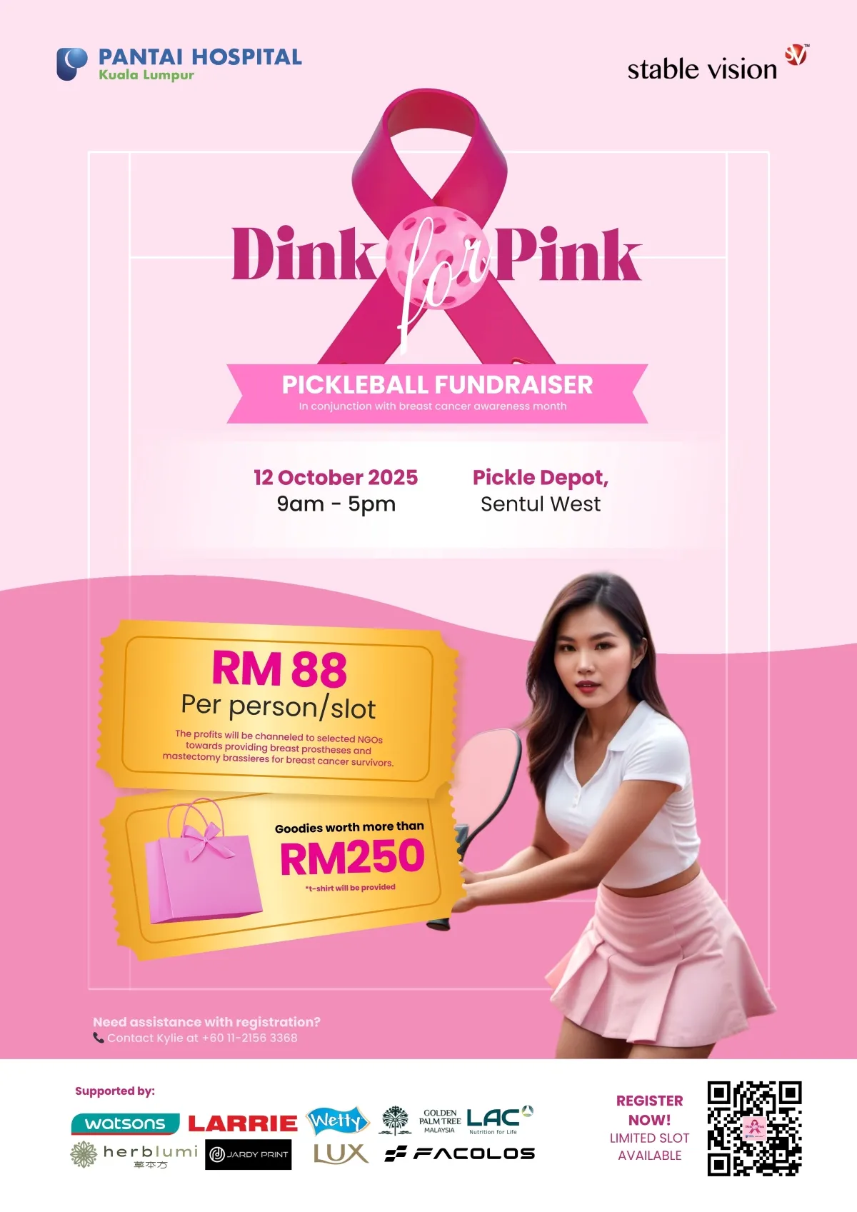 Pickleball Fundraiser - Dink for Pink | Pantai Hospital Kuala Lumpur
