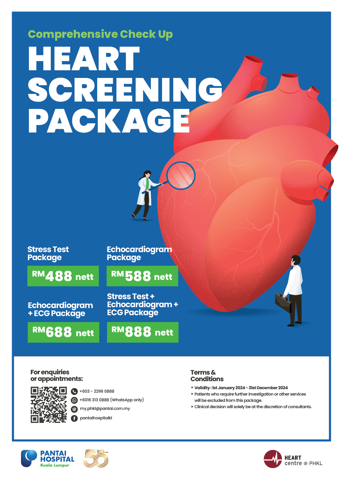 Comprehensive Check Up Heart Screening Package Pantai Hospital Kuala