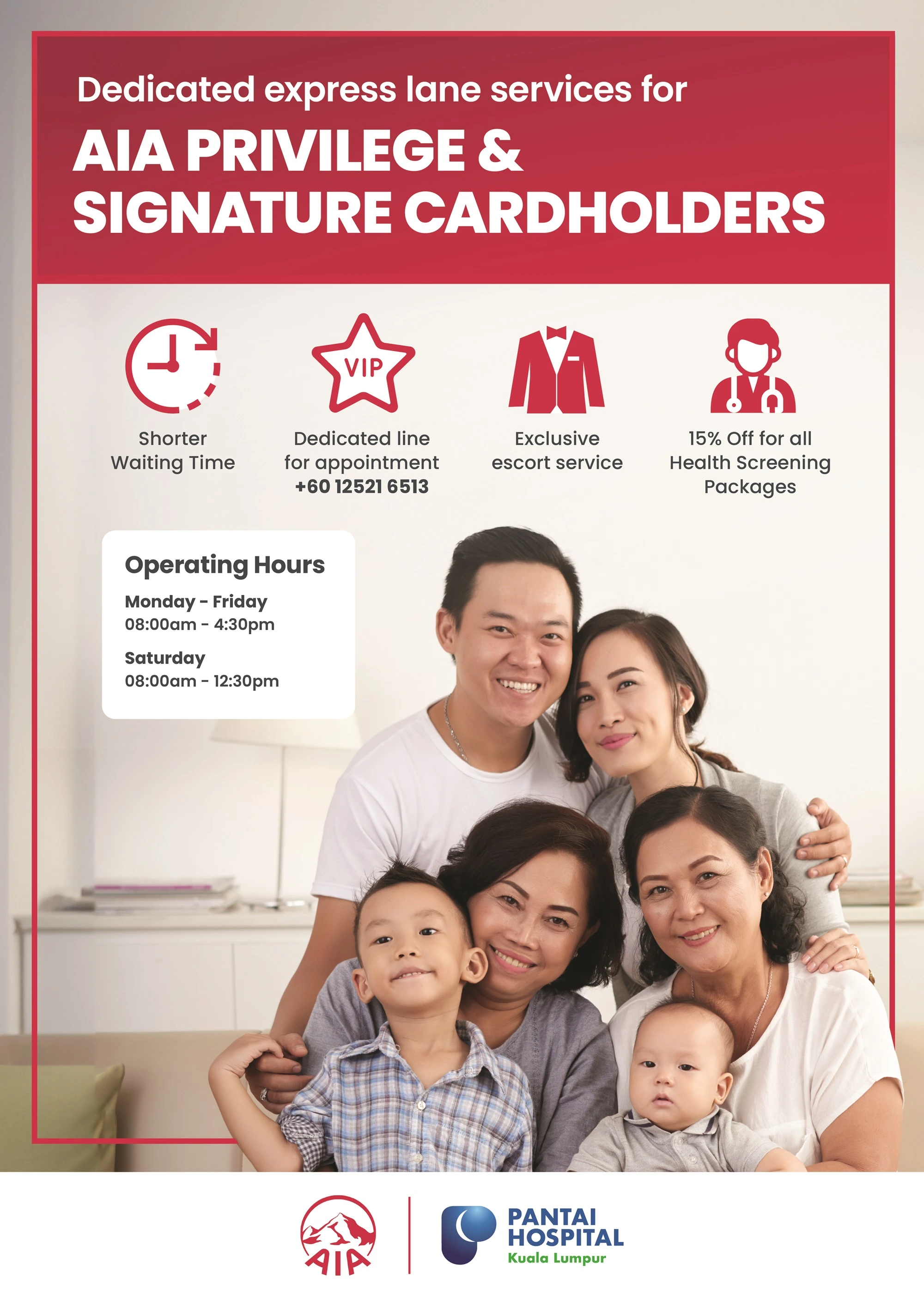 AIA Privilege & Signature Cardholders | Pantai Hospital Kuala Lumpur