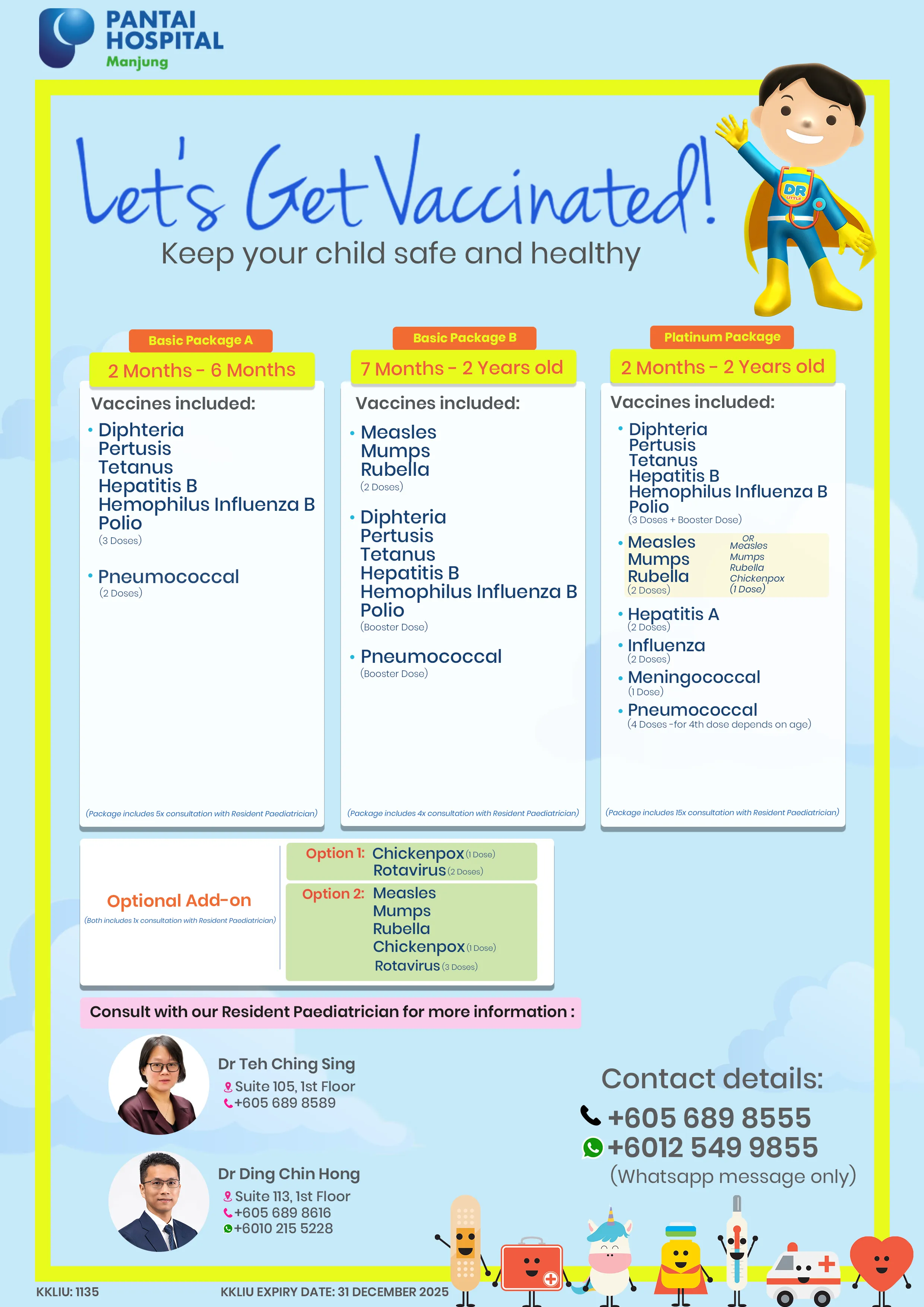 Vaccination for Children | Pantai Hospital Manjung