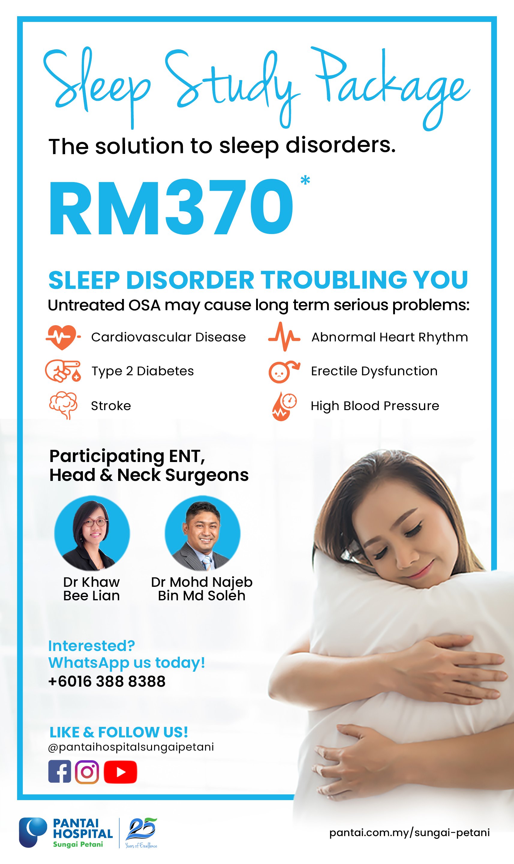 Sleep Study Package | Pantai Hospital Sungai Petani